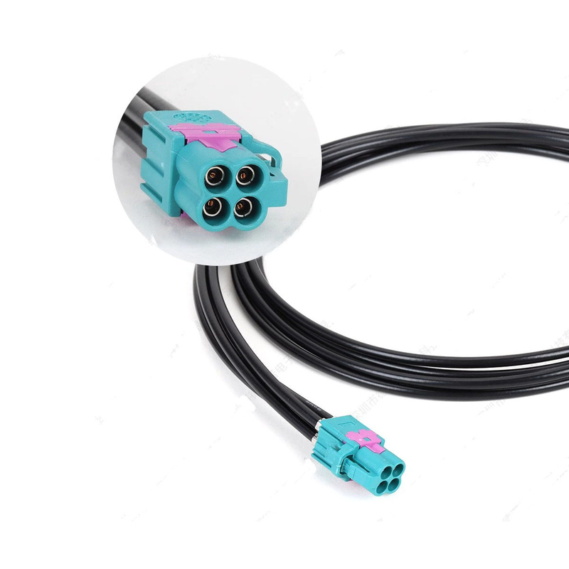 Mini FAKRA female Coding A-Z cable assembly from China manufacturer - Totek