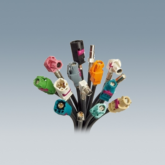 FAKRA male Coding A-Z cable assembly from China manufacturer - Totek